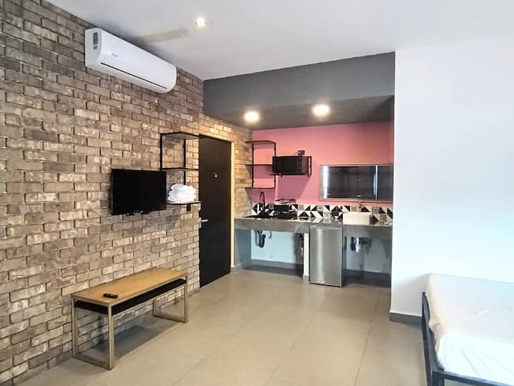 Amplio Loft C/cocineta Ideal Para Familias! - Monterrey