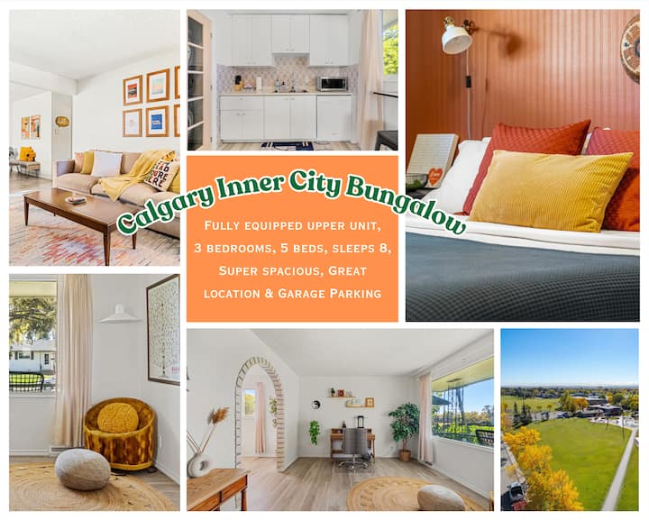 Urban Family Lodge- Quiet, Spacious, Full Kitchen - Calgary