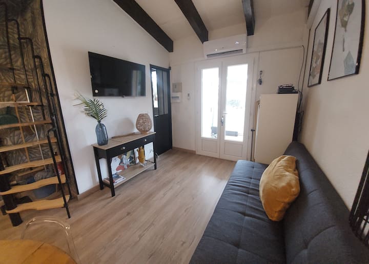 * Nid De La Clape *
T2 Clim-proche Grazel- Parking - Narbonne