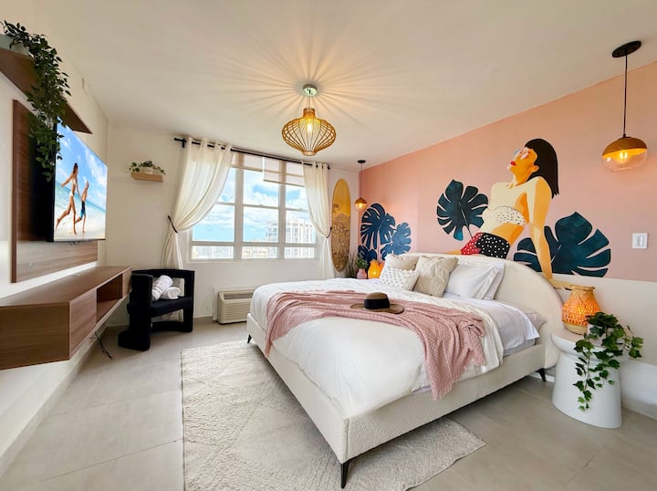 Elevate Your Stay! Prime 2 Beds Home W Ocean View! - San Juan