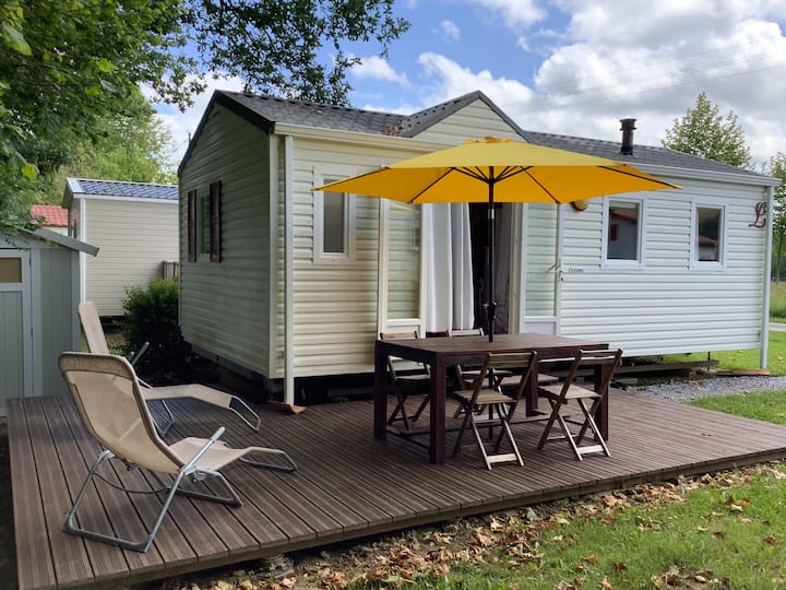 Agréable Mobil-home Dans Camping Avec Piscine - Sare