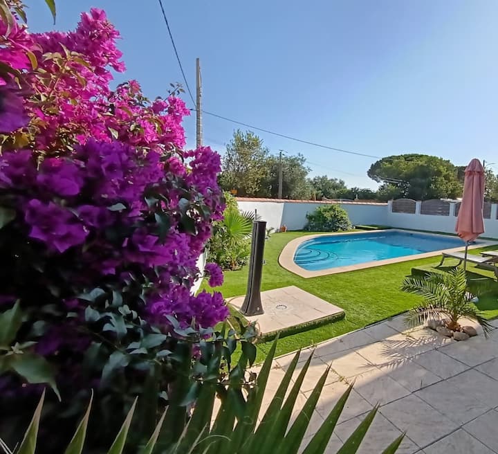 Villa Méditerranéenne Avec Très Grande Piscine - Laroque-des-Albères