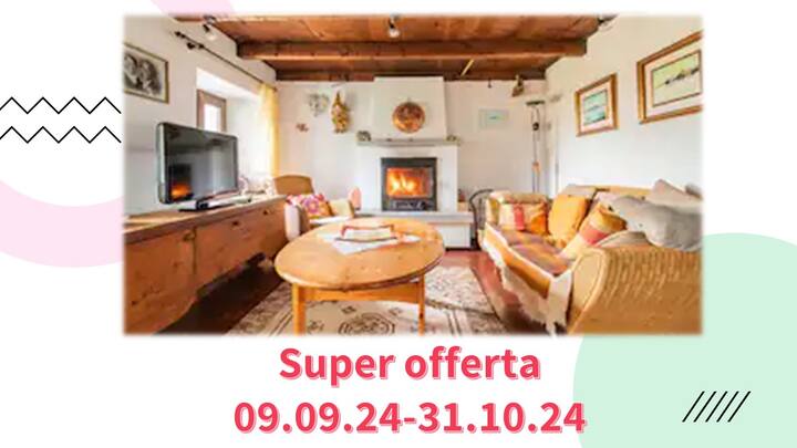 Maison Rustique Spacieuse Avec Vue Magnifique - Verzasca