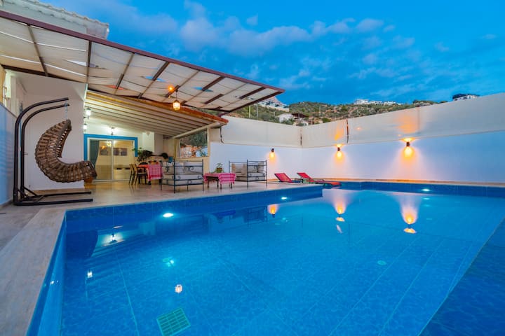 Havuzlu Korunaklı - Villa Eski Halil - Kalkan