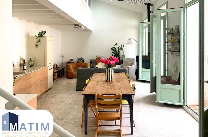 Maison D'architecte En Plein Centre Avec Garage - Montpellier