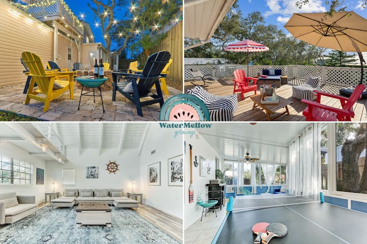 Cool Rates: Spacious, Firepit, Walk To Beach - St. Augustine, FL