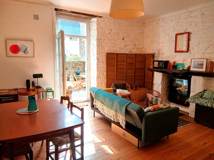 Grand Appart Terrasse & Vue Mer - Port Du Rosmeur - Douarnenez