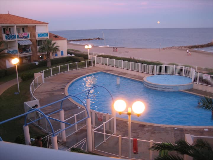 Studio Cabine - Front De Mer + Piscine - Frontignan