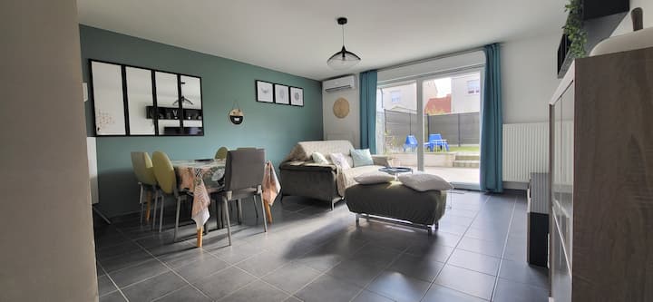 Maison Moderne 80m² Avec Jardin Clos Proche A2 A23 - Valenciennes