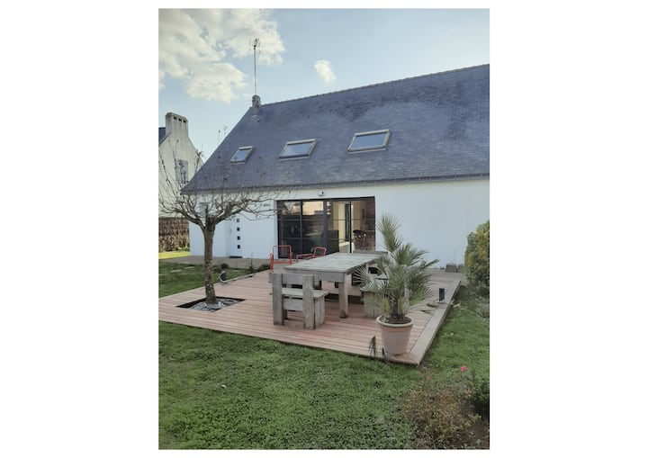 Grande Maison Rénovée Avec Gout à 300 M De La Mer - Plouharnel