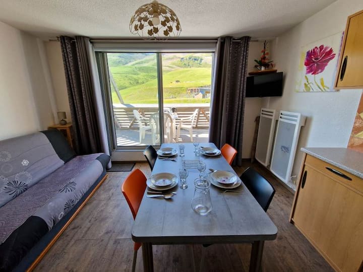 Au Coeur De Piau -Pied Pistes, Balcon/terrasse Sud - Piau Engaly
