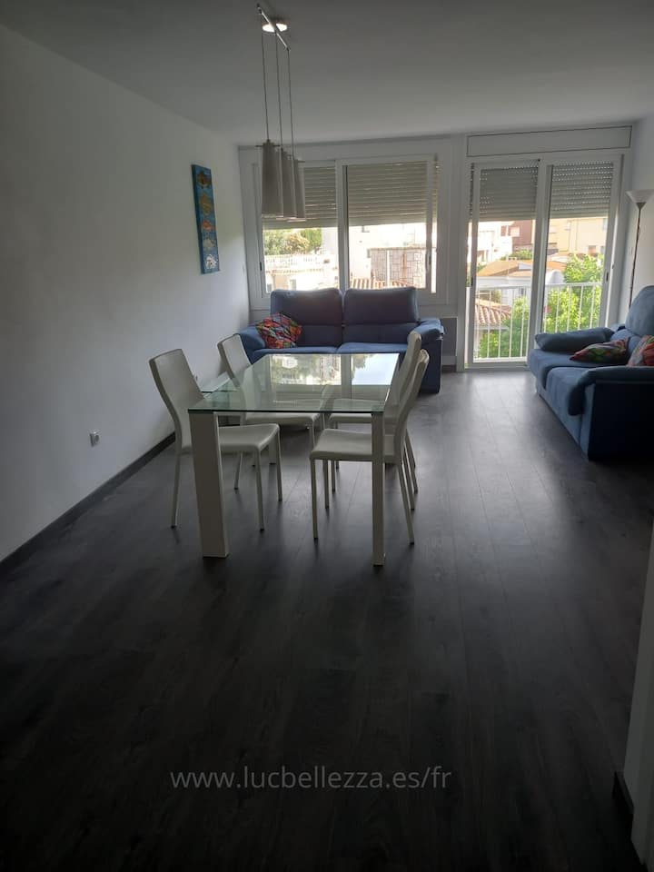 Precioso Apartamento 2 Min Playa Andando Cuana - Roses