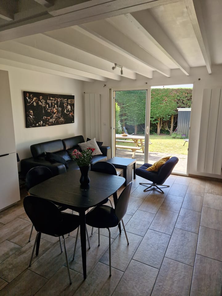 Cottage Avec Jardin Privatif à 600 M Plage - Houlgate