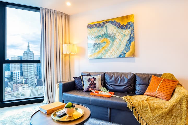 Heart Cbd City View 2bed 2bath Close To Everything - Melbourne