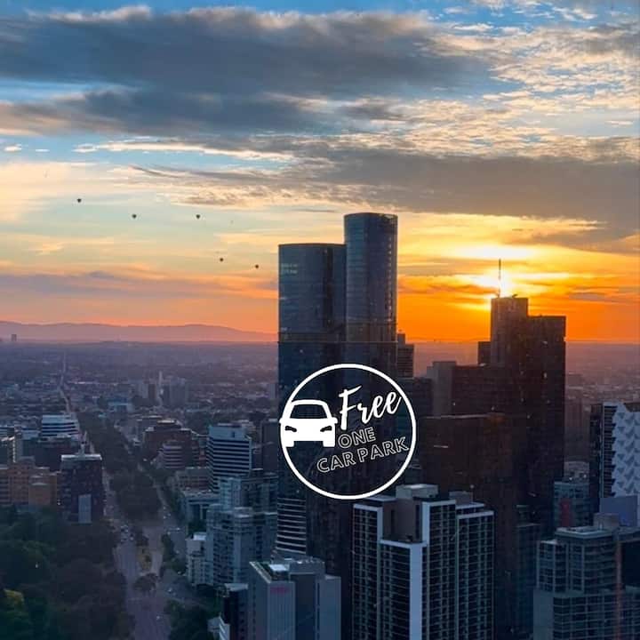 Chic 51f Cbd Retreat.2br. 2bath. 6pax.freecarpark - Rod Laver Arena