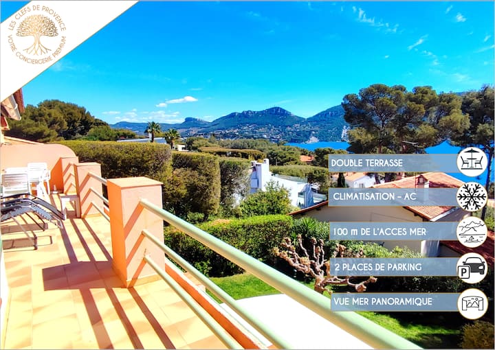 Bastide Azur - 160m2 - Terrasses Vue Mer - 꺄씨스