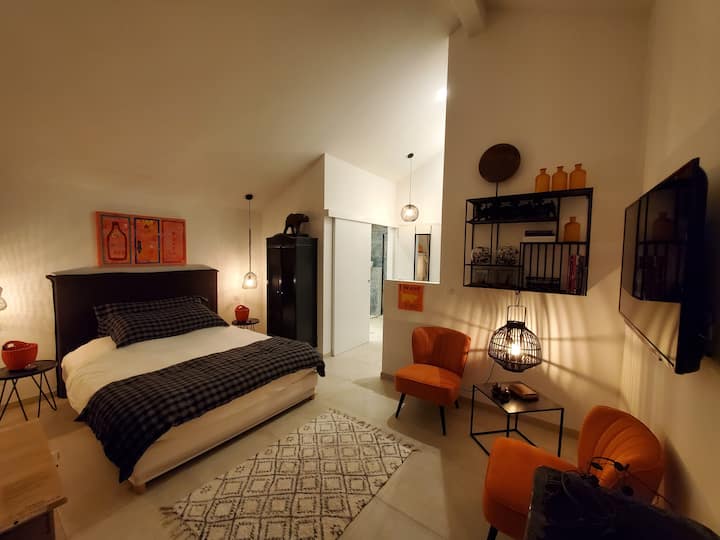 Studio Chic Jardin Parking Privatif Quartier Calme - Argonay