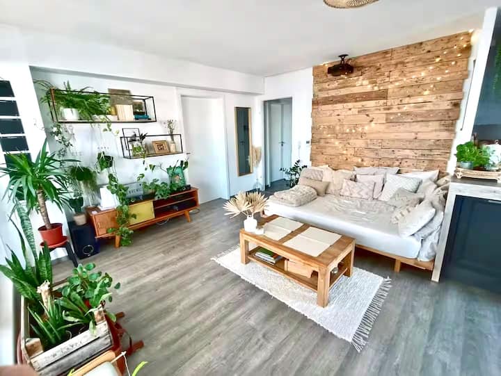 Appartement-terrasse Lumineux, Cosy, Urban Jungle - Schiltigheim