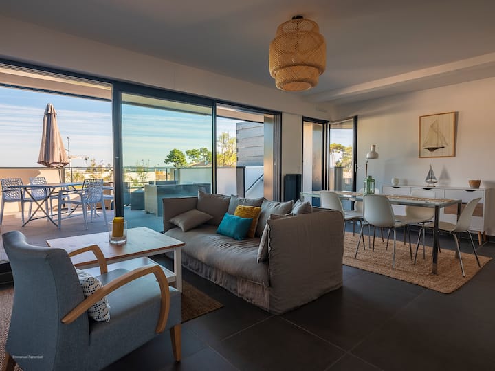 Superbe Suite Duplex 3ch Avec Terrasse Et Jardin - Cap Ferret