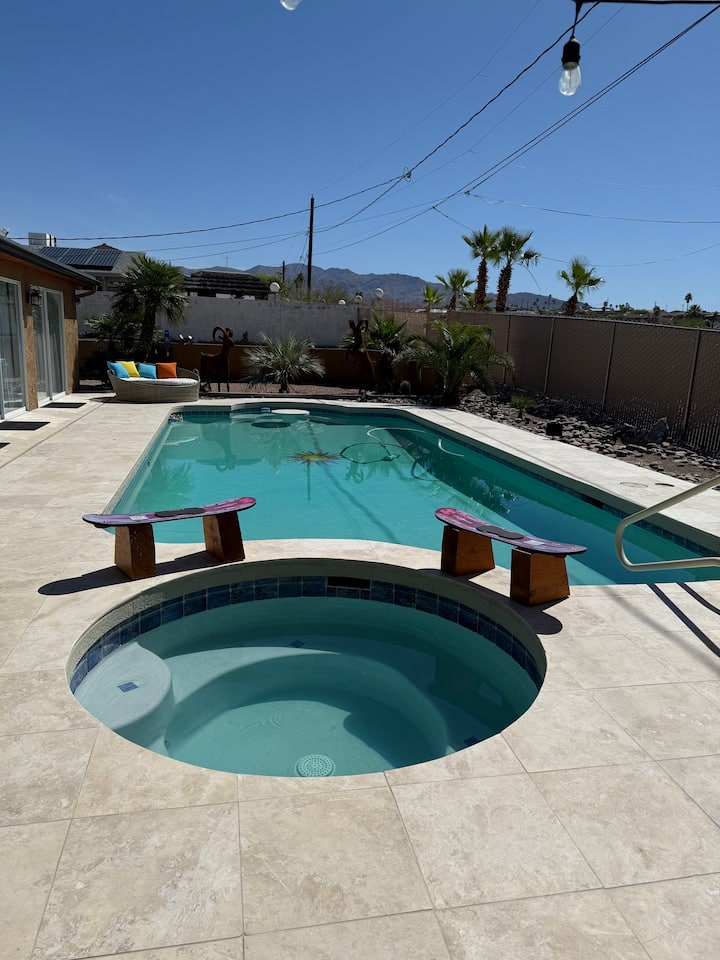 Near London Bridge, Pool, Hot Tub & 3 Boat Parking - Lake Havasu City, AZ