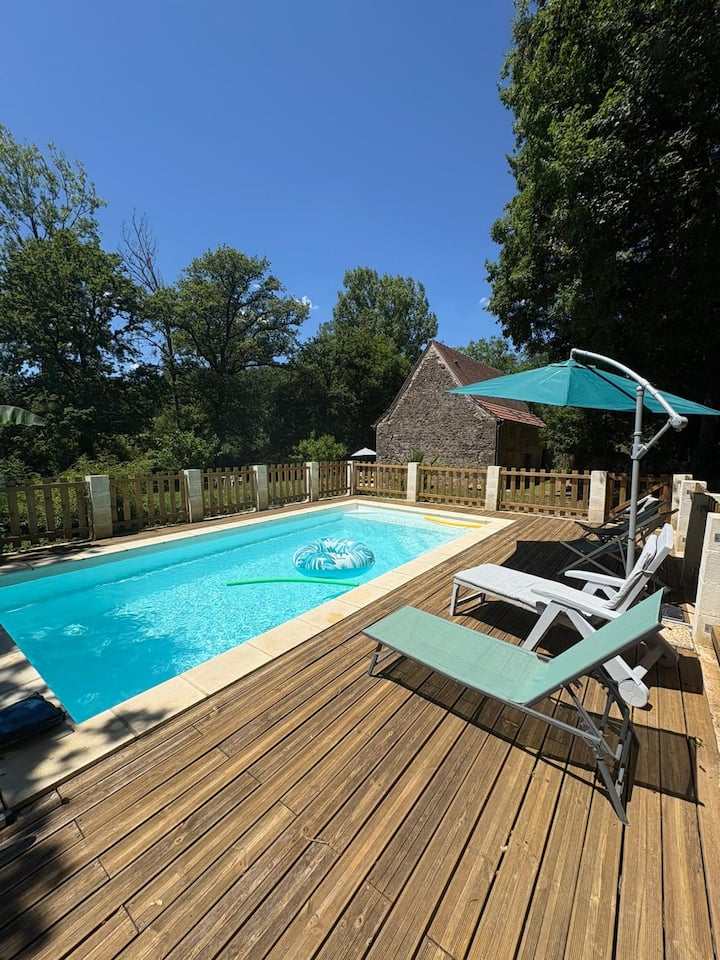 Maison Chaleureuse Avec Piscine - Carennac