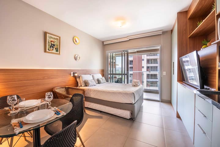 S1004 Studio For 3 People Near The Lilas Metro Line - Moema