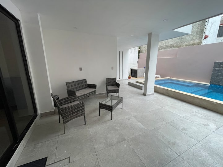 Alce33:habitación Doble Cama Con Patio Interior - Cancún