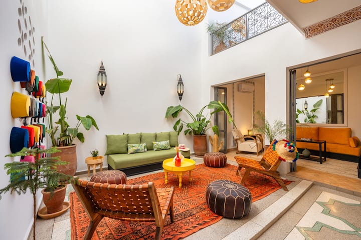 Riad Privé Avec Toit Au Centre Historique Medina - Marrakech