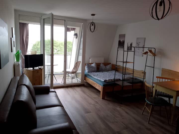 Appartment Mit Terrasse + Fahrräder - Leipzig