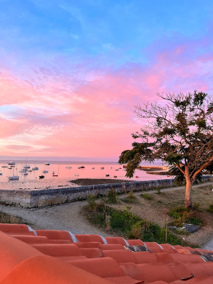 Escale Aixoise, Vue Mer, 3 Chambres, 7 Personnes - Île d'Aix