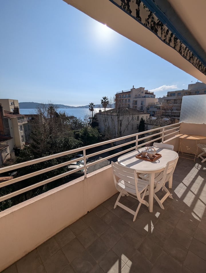 Appartement T2 Vue Mer Au Pied Des Plages - French Riviera