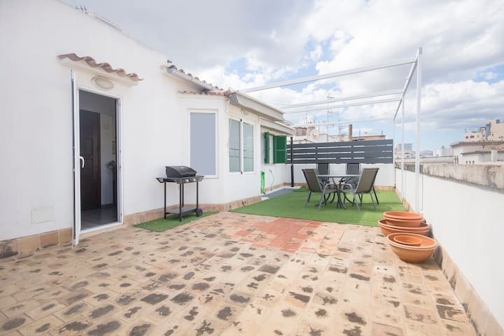 Central Penthouse With Equipped Terrace In Palma - Palma de Majorque