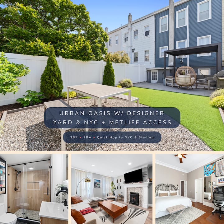 Modern & Chic 3bd 2ba Home Minutes To Nyc - Jersey