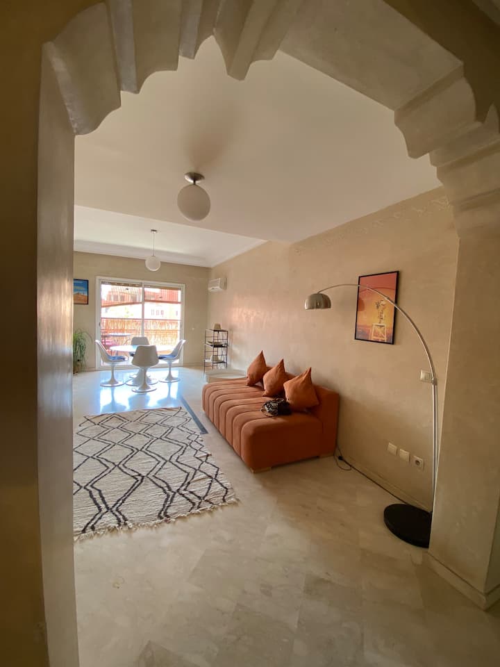 Appartement Moderne Au Coeur Du Centre-ville - Marrakech