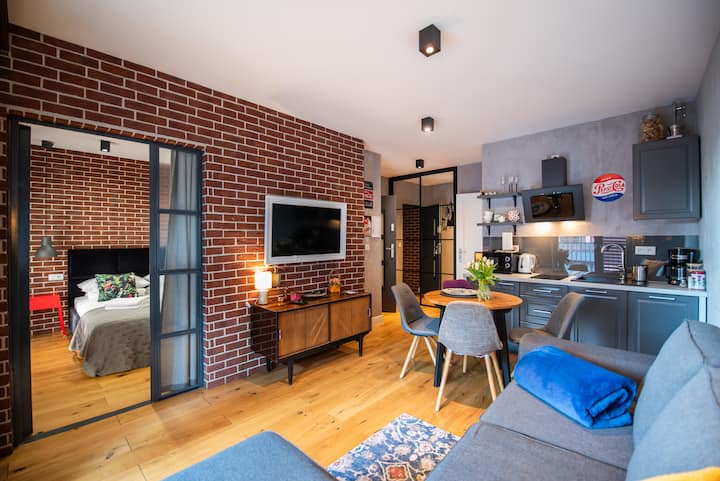 *Balcony,lift In Central Jewish Quarter* Modern - Krakow