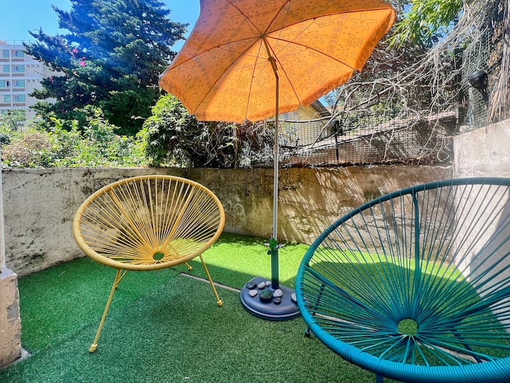 Promenade , Terrace, Easy Parking, Beach, Tramway - Nice