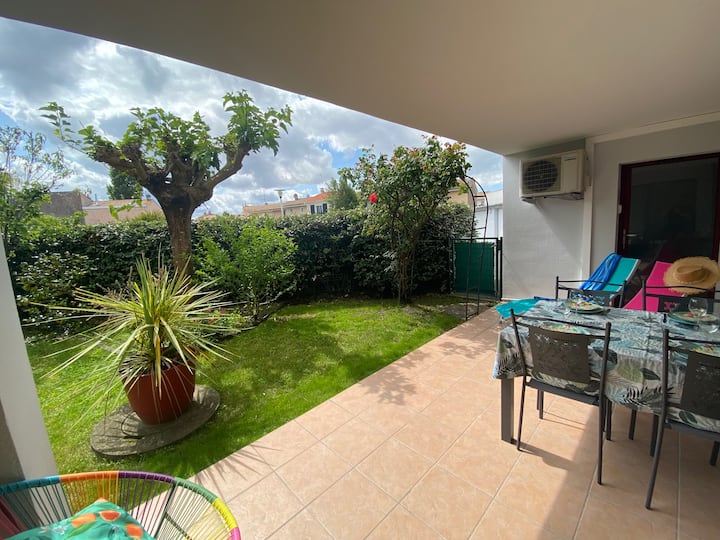 Appartement De Charme T3 Petit Jardin Et Parking - La Teste-de-Buch