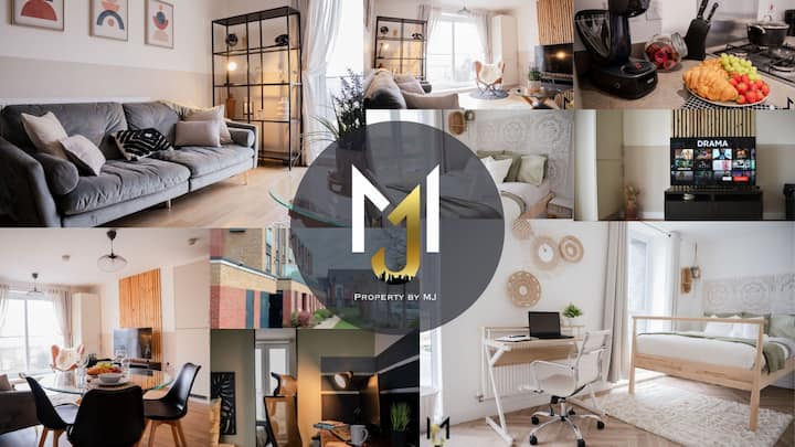 'Meridian One' 2br Premium Executive Apt - Reading