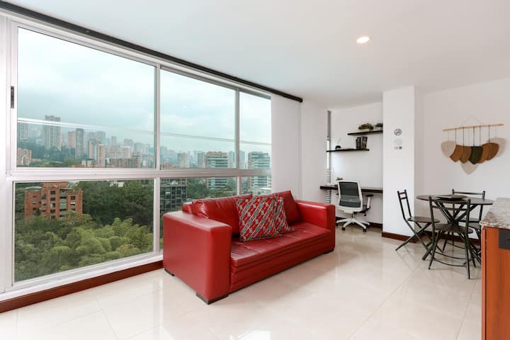 Blux Studio, Near Lleras, Amazing View, Location - Medellín