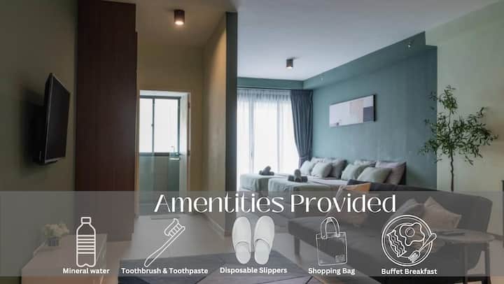 Deluxe Seaview Suite Twin Bed By The Only Bnb - Batu Ferringhi