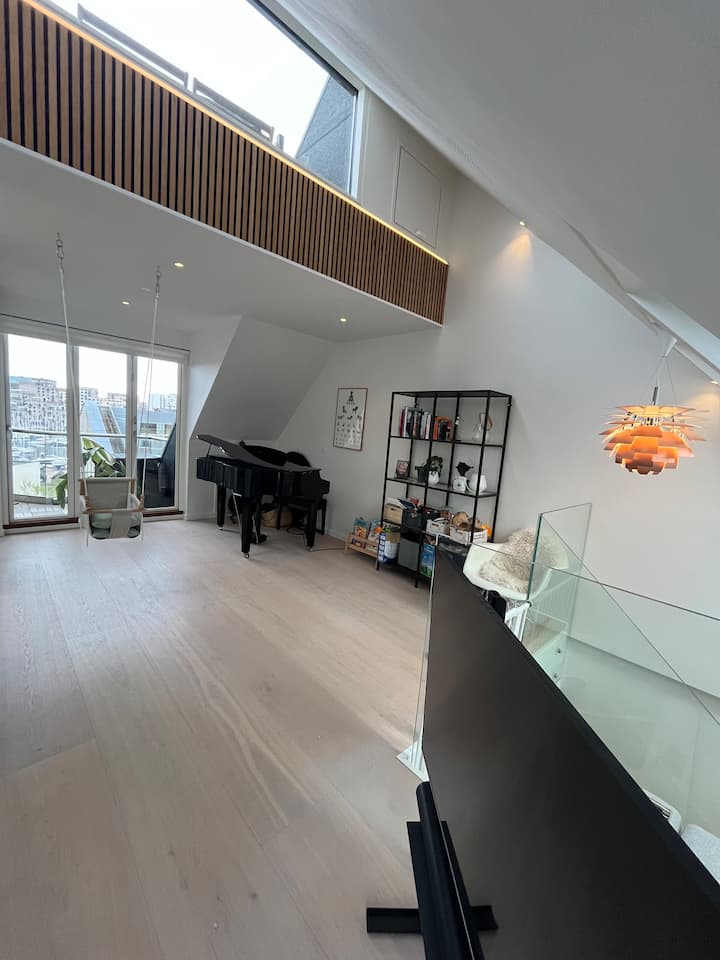 Penthouse With Panoramic View - Aarhus