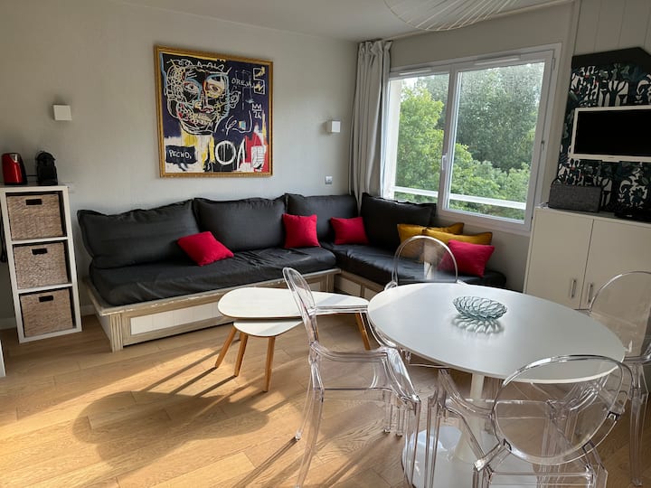 Appartement En Résidence Arborée Avec Piscines - ラ・ボル＝エスクブラック