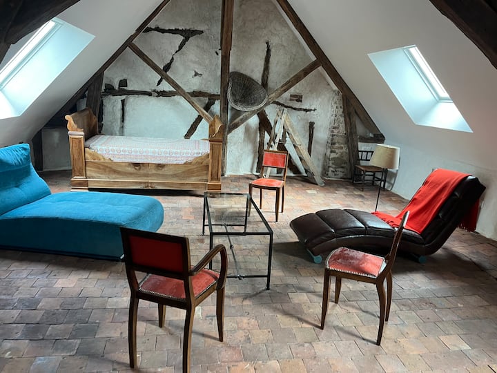 Appartement Central Au Dessus D'une Galerie D'art - Villeneuve-sur-Yonne