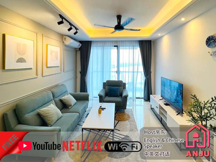 Sea View Causeway 2br Unit At R&f Princess By Anju - 