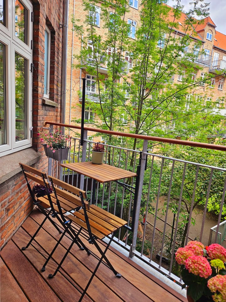 Hyggelig Lejlighed I København Med Altan - Copenhagen