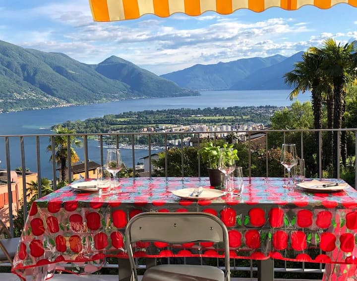 Appartamento Di 2 Locali Con Lato Giardino E Lago - Orselina