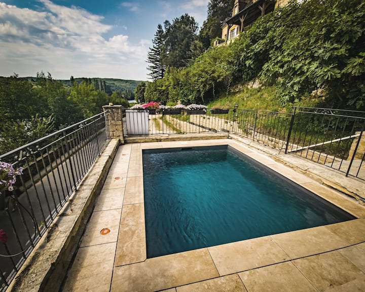 Maison Avec Piscine Sous Falaises- La Roque Gageac - Domme