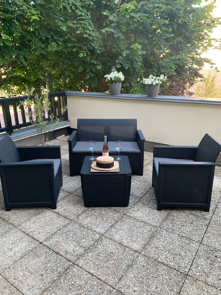 Cocon En Hyper Centre Avec 20 M2 De Terrasse - Cabourg