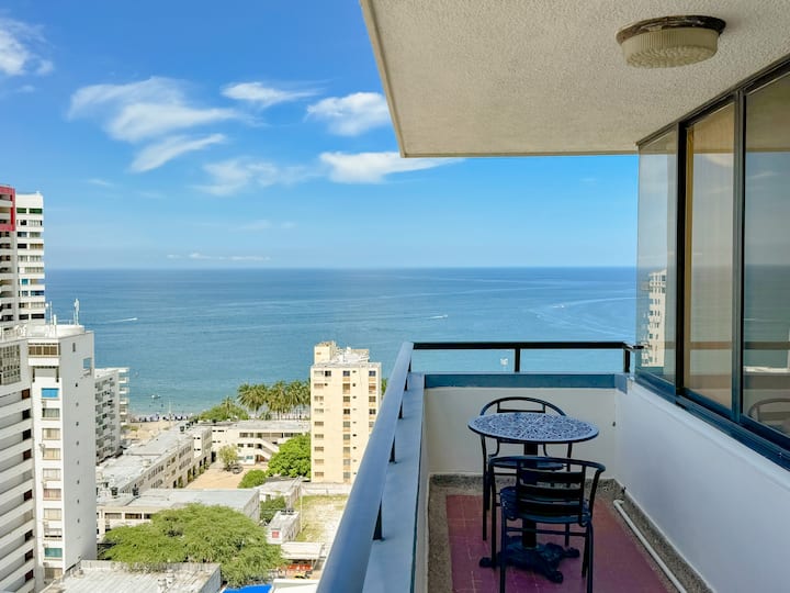 Apartamento Con Excelente Vista Al Mar - Bedviajes - Santa Marta, Colombia