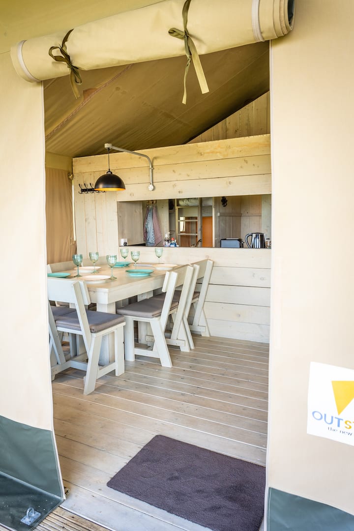 Safari Tent, Panoramic Sea Views - Guernsey